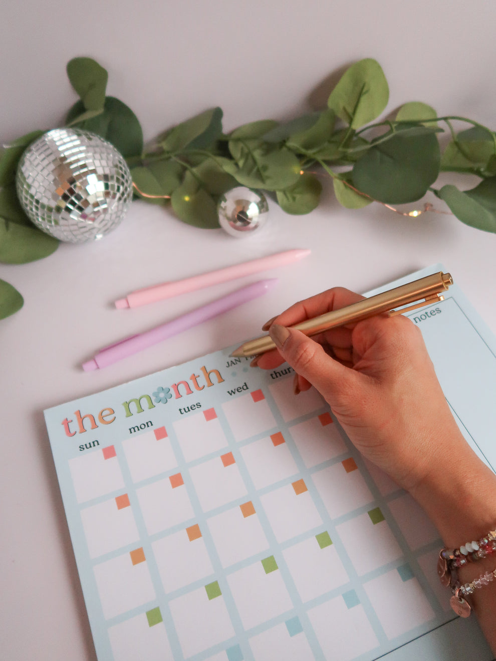 The Month - Monthly Planner Notepad – Created By Christine