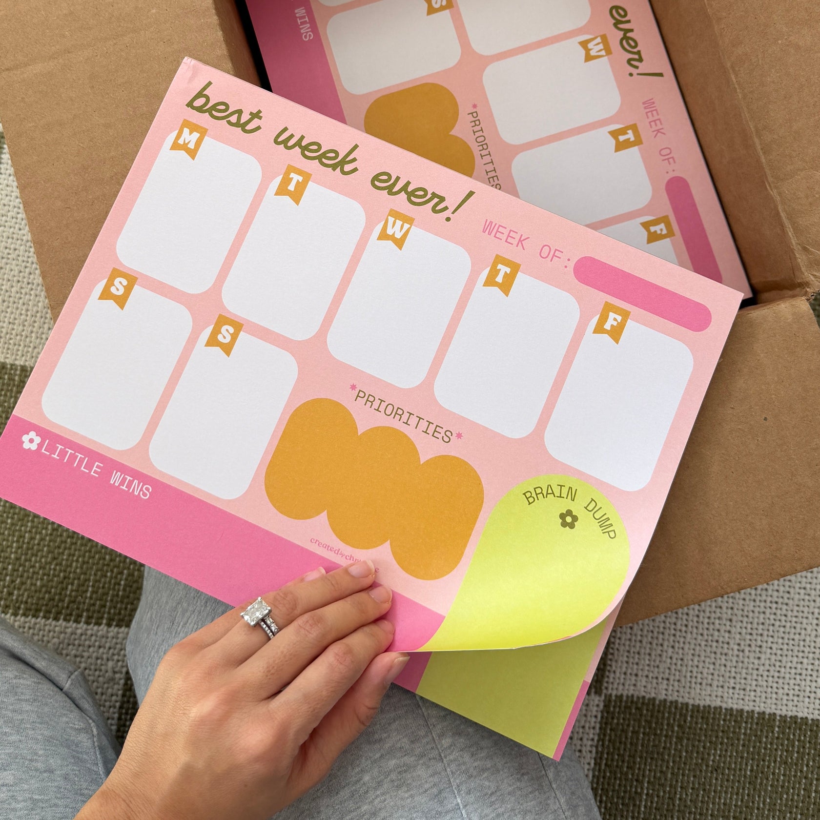Best Week Ever Planner Notepad – Created By Christine