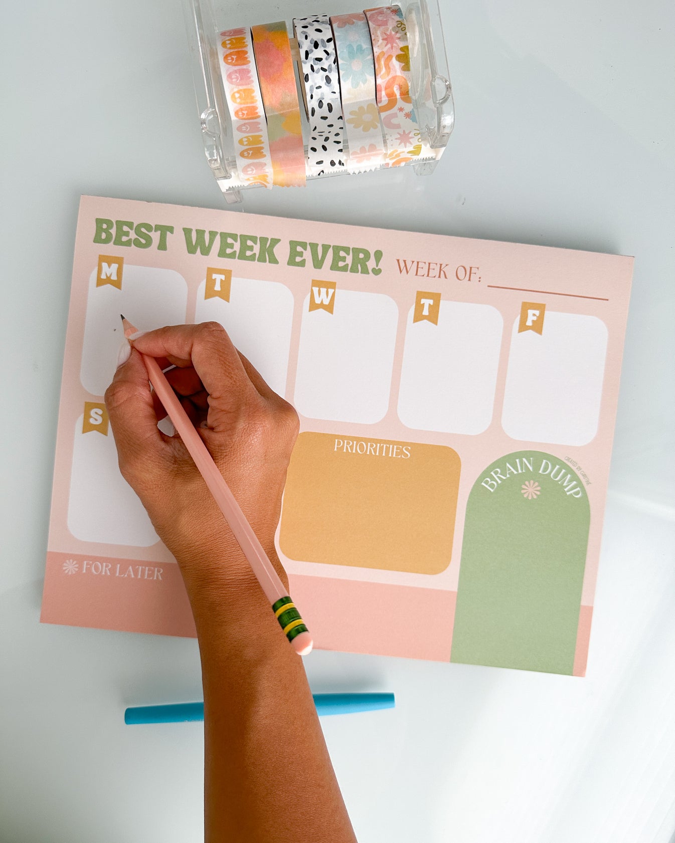 Best Week Ever Planner Notepad – Created By Christine