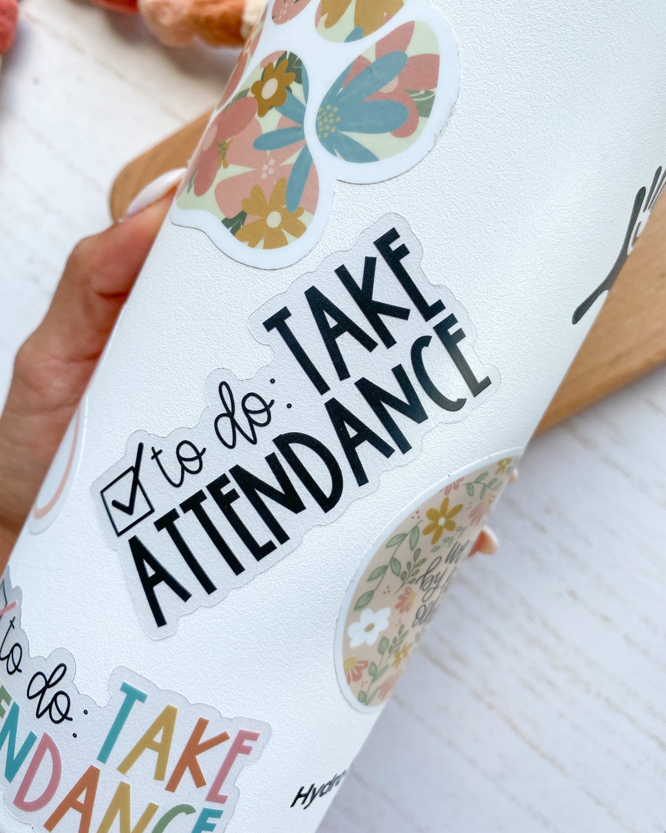 Take Attendance Teacher Sticker - Clear – Created By Christine