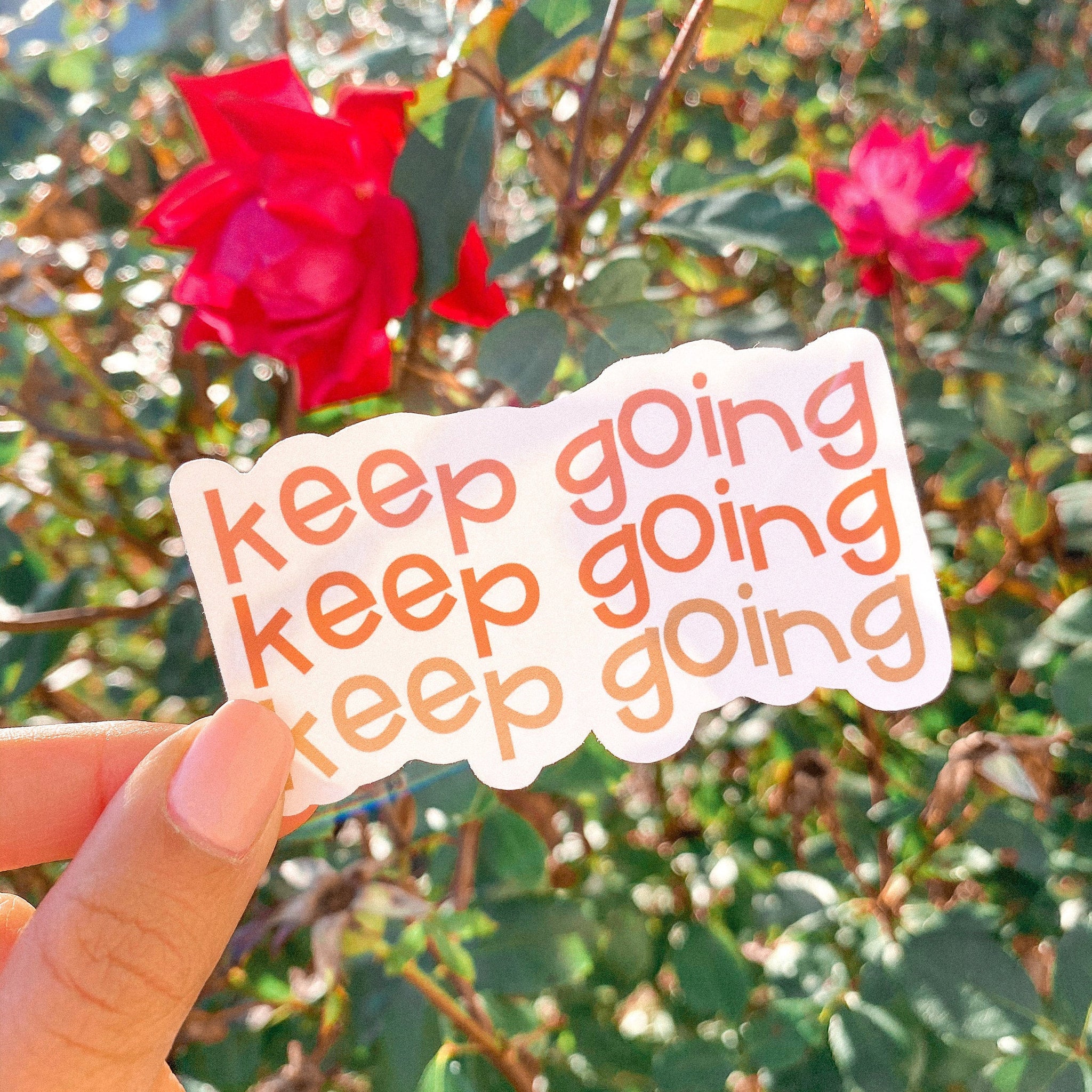 Keep Going Sticker – Created By Christine