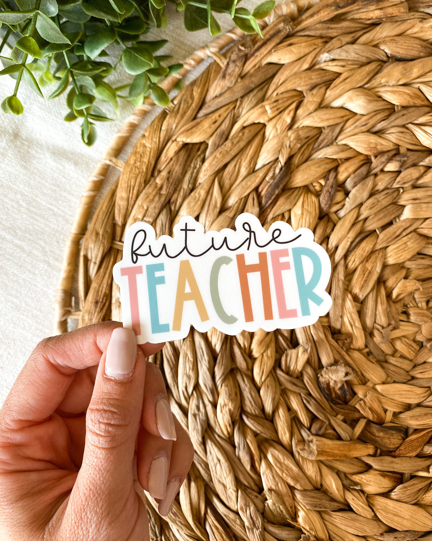 Future Teacher Sticker – Created By Christine